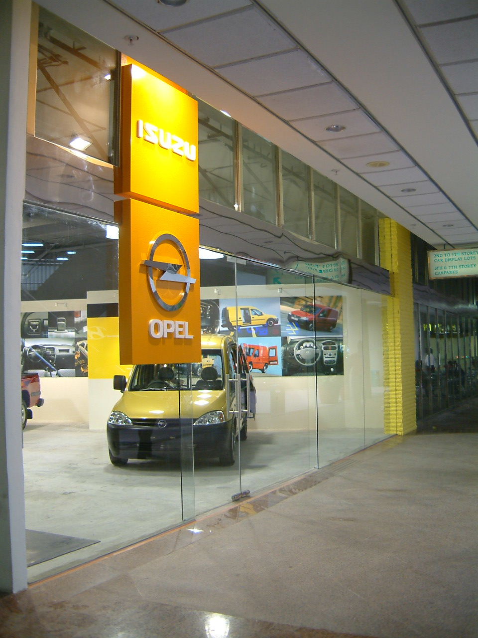 Interior Design for Isuzu Opel Sales Gallery and Service Centre